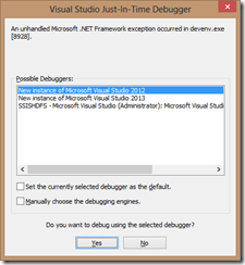 Debugging Custom SSIS Components - Unravelled Development